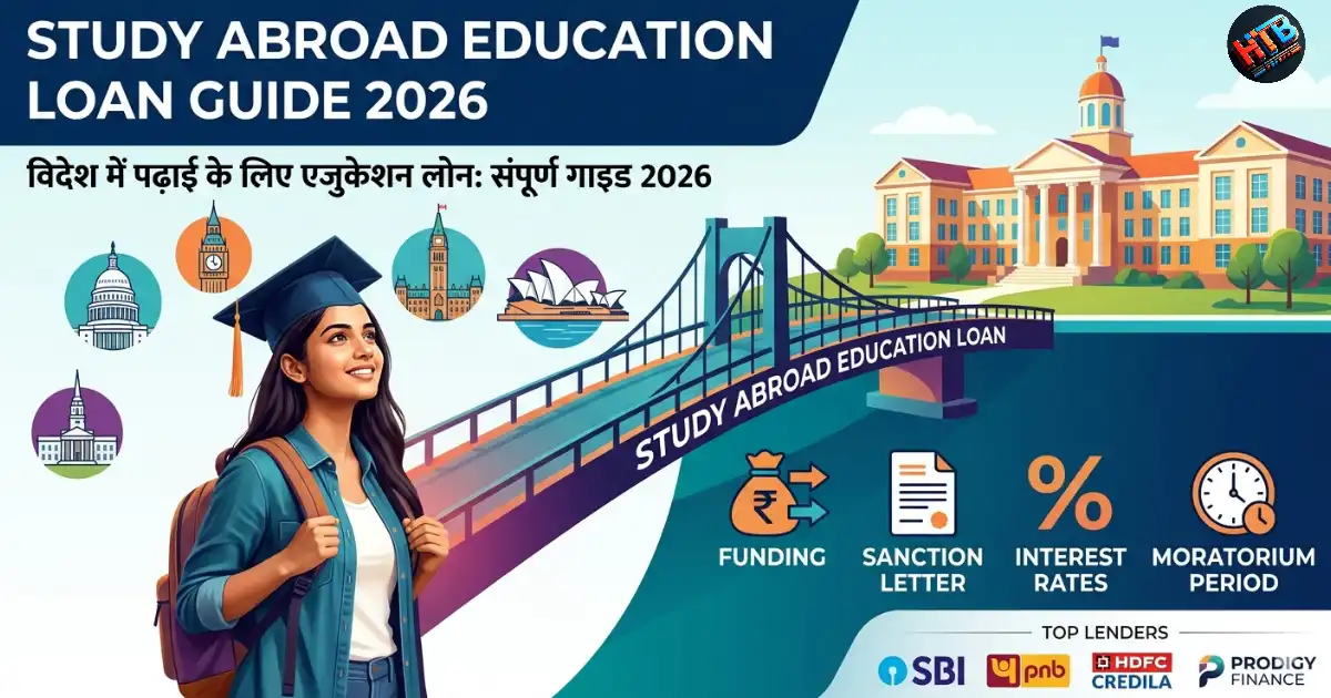 Study Abroad Education Loan In Hindi 2026 Guide - HTB